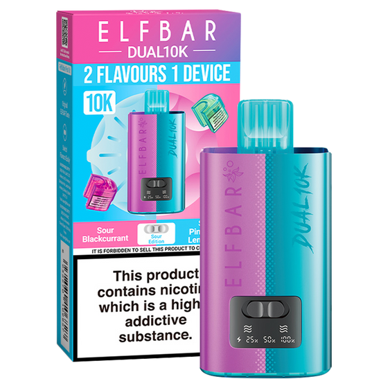 Elfbar Dual 10k Vape Kit | Rechargeable Battery & 10,000 Puffs – Vapemate