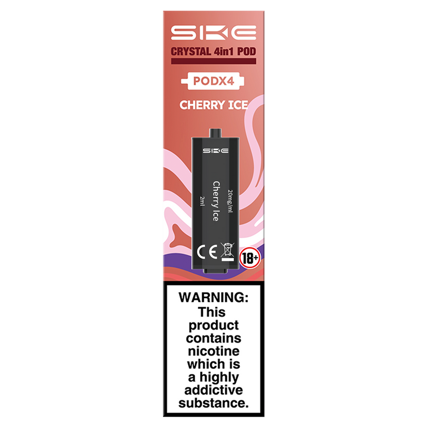 Cherry Ice SKE Crystal 4in1 Pods | Prefilled Vape Pods – Vapemate