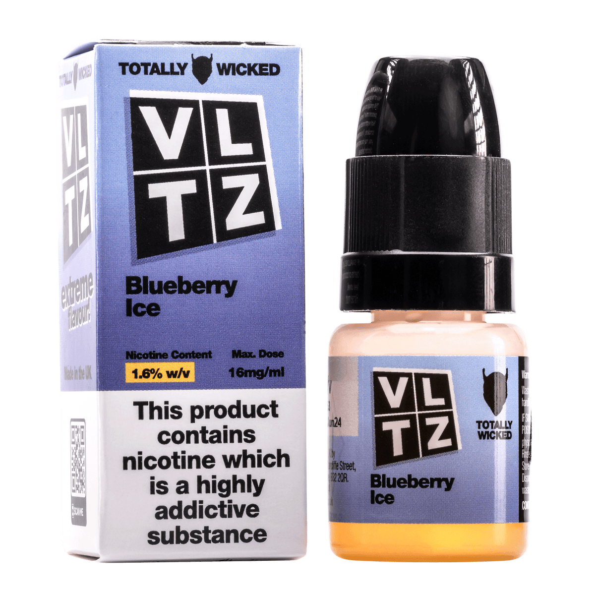 Blueberry Ice VLTZ E-liquid | 3 For £10 – Vapemate