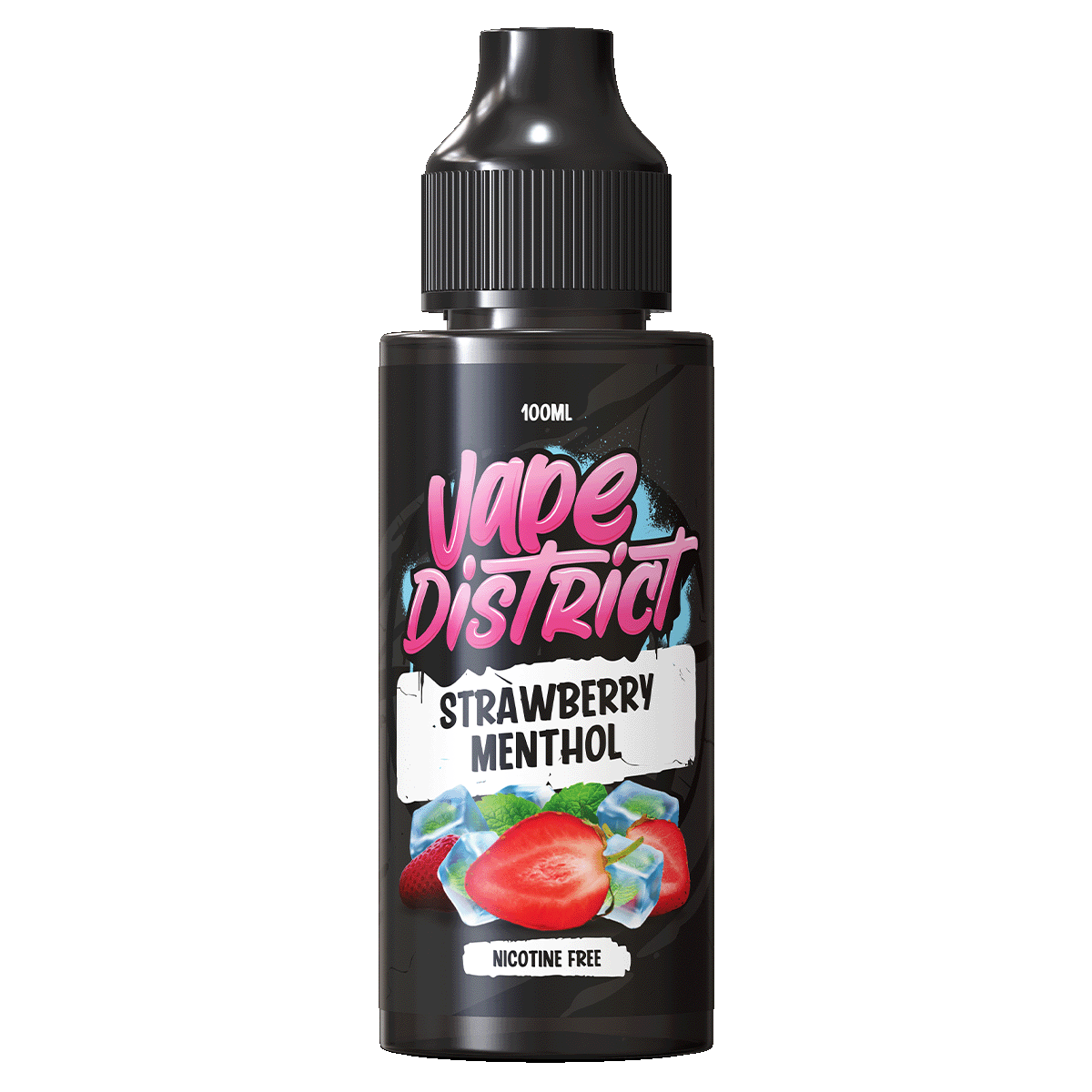 Strawberry Menthol 100ml | Vape District – Vapemate
