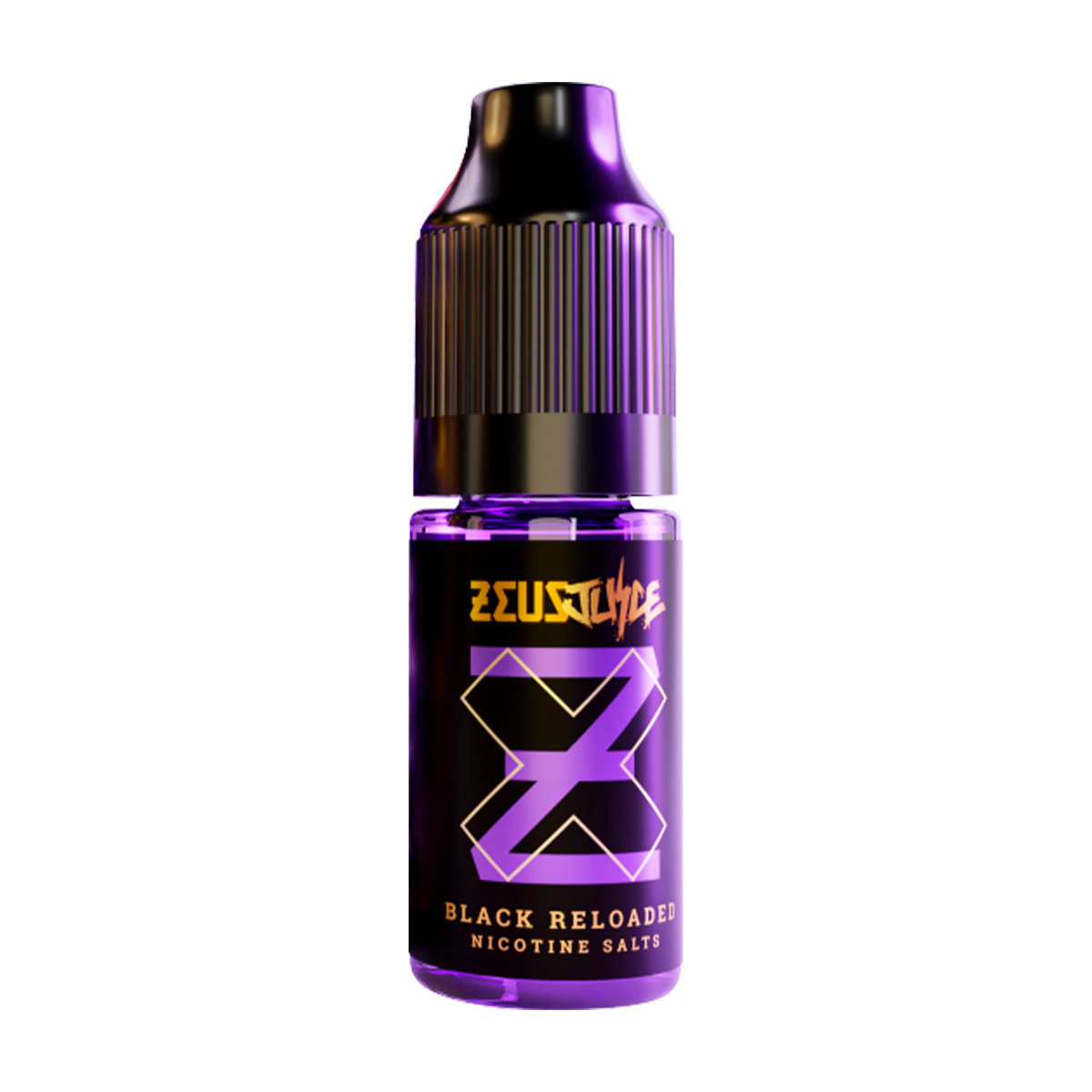 Black Reloaded Salt by Zeus Juice 10ml | 3 Nic Salts For £10 – Vapemate